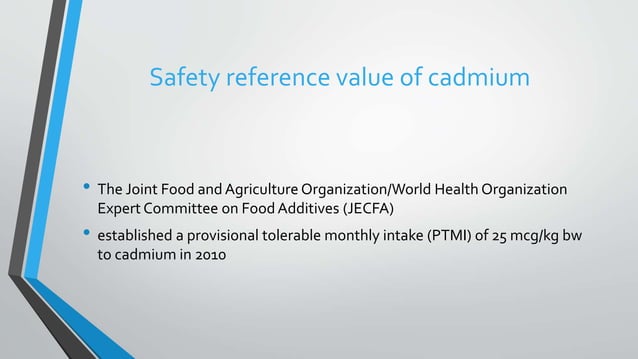 Cadmium toxicity abhi | PPTX