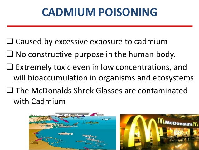 Cadmium toxicity in human