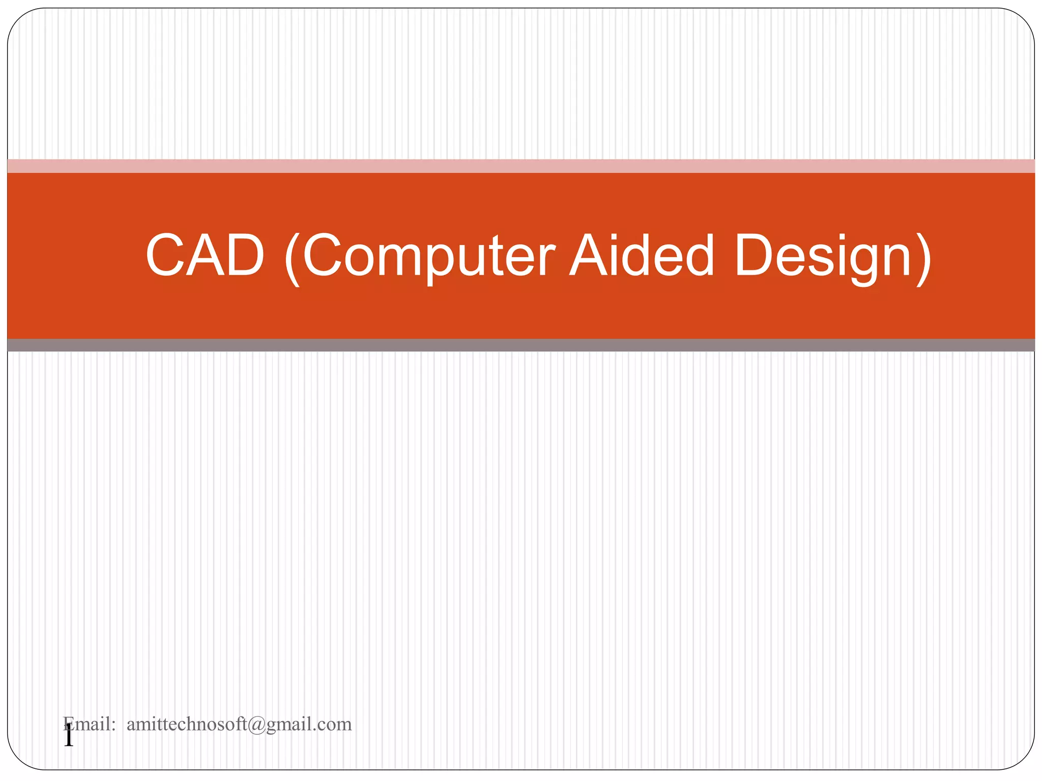 Cad notes | PPT
