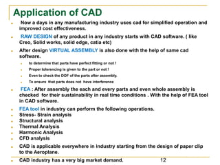 Introduction to Computer Aided Design | PPT | 3-D Graphics | Computer ...