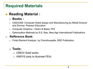 Introduction to Computer Aided Design | PPT