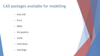 CAD PPT computer aided design for engineering | PPTX