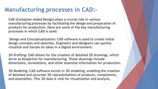 CAD PPT computer aided design for engineering | PPTX