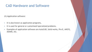 CAD PPT computer aided design for engineering | PPTX
