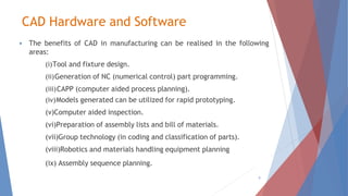 CAD PPT computer aided design for engineering | PPTX