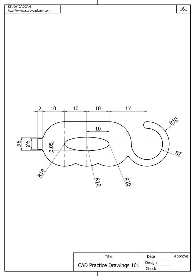 Cad practice drawings 161 170 | PDF | Drawing and Sketching | Arts and ...