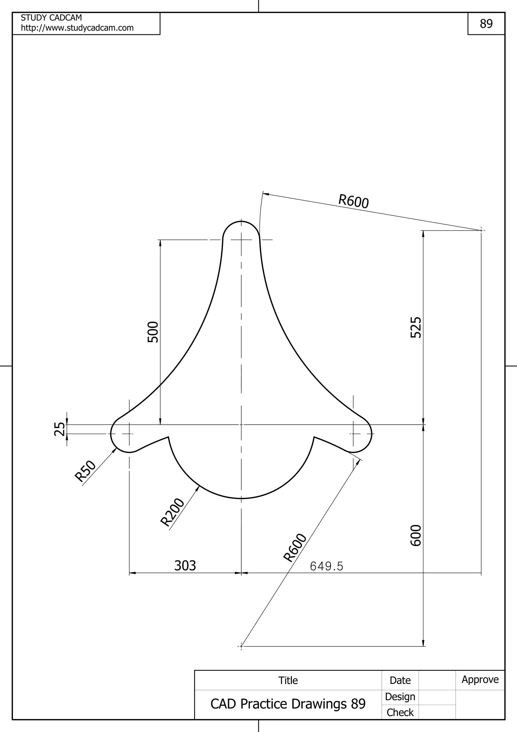 Cad practice drawings 81 90 | PDF