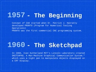 Introduction to CAD and CAD software | PPTX
