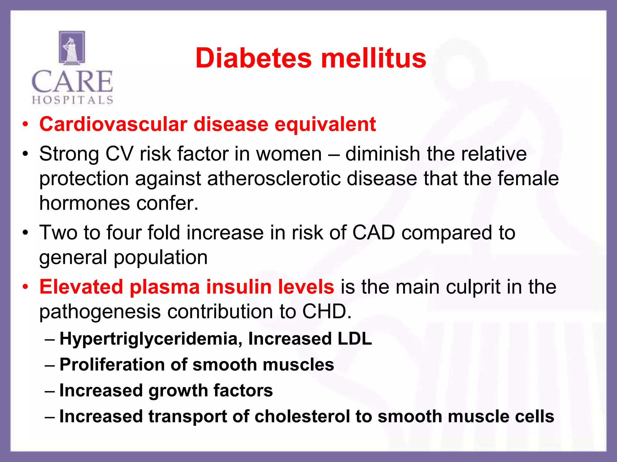 CAD -RISK FACTOR MODIFICATION AND PRIMARY PREVENTION | PPTX