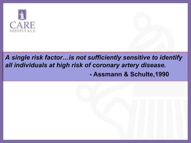 CAD -RISK FACTOR MODIFICATION AND PRIMARY PREVENTION | PPTX