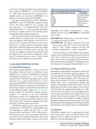 CAD RADS: Coronary Artery | PDF