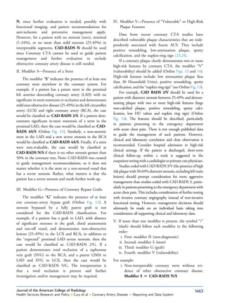 CAD RADS: Coronary Artery | PDF