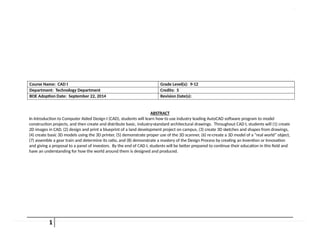 Cad rubrics | PDF