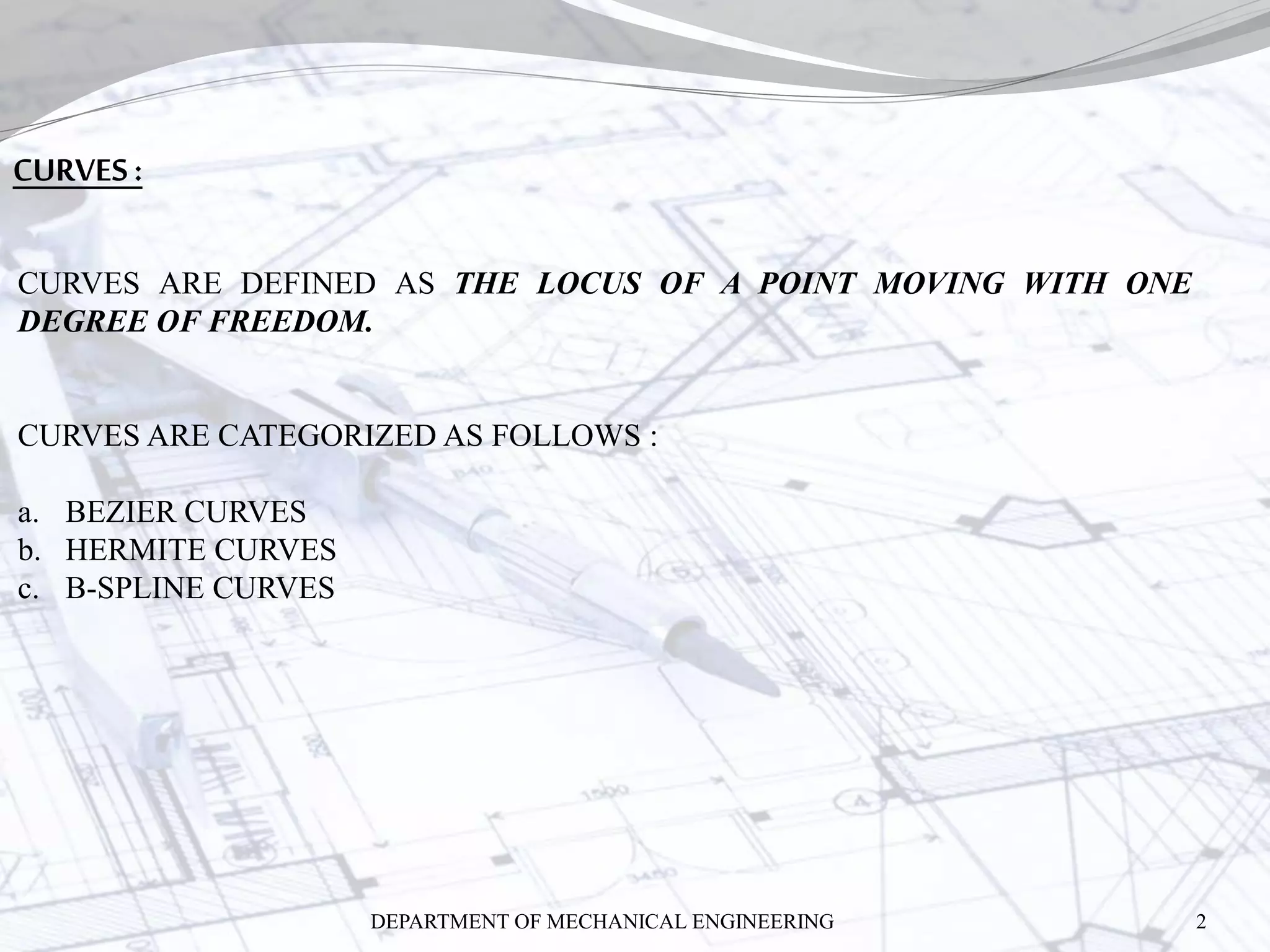 HERMITE CURVES AND B SPLINES | PPT