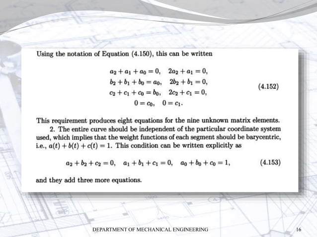HERMITE CURVES AND B SPLINES | PPTX