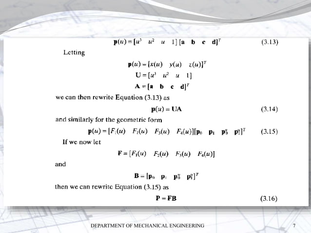 HERMITE CURVES AND B SPLINES | PPTX