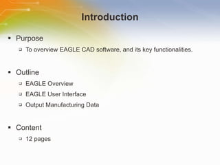 Build Your Own PCB with EAGLE - Getting Start with EAGLE | PPT
