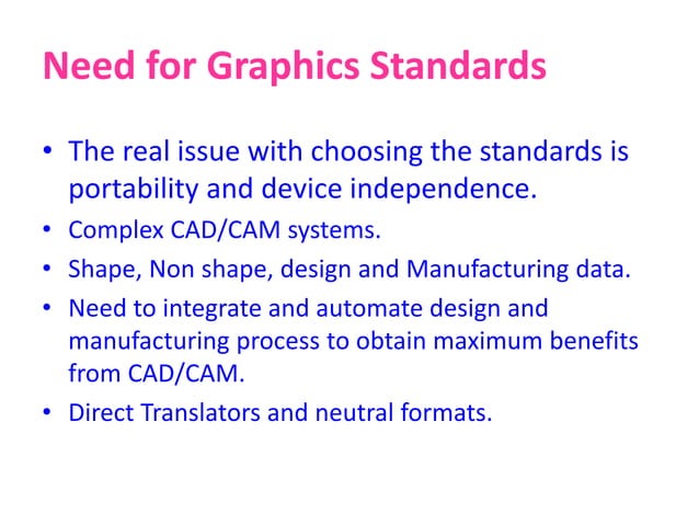 Cad standards | PPT