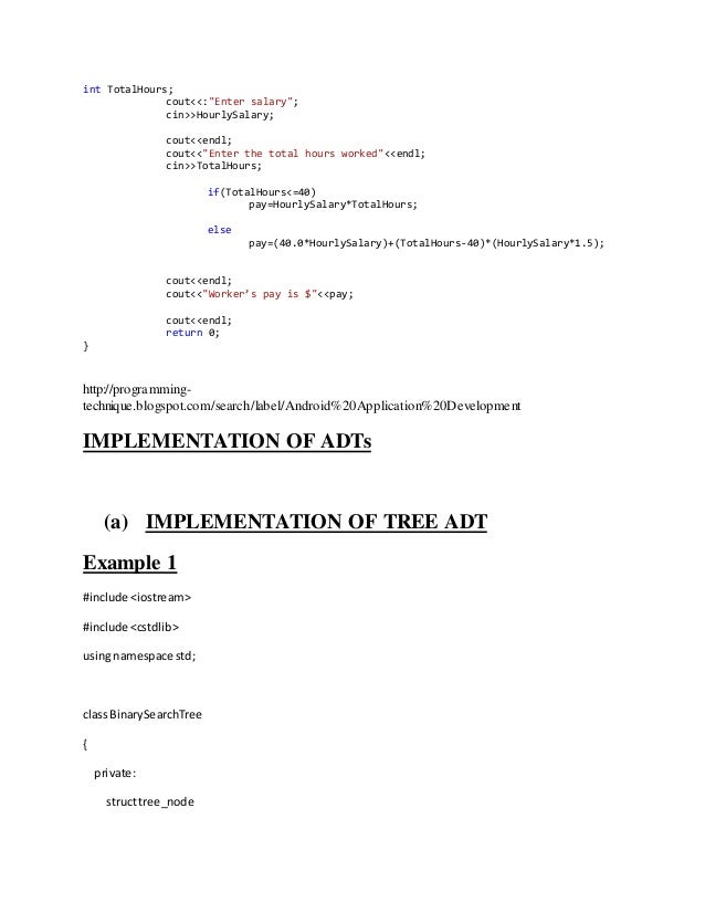 C Adt C Implementations