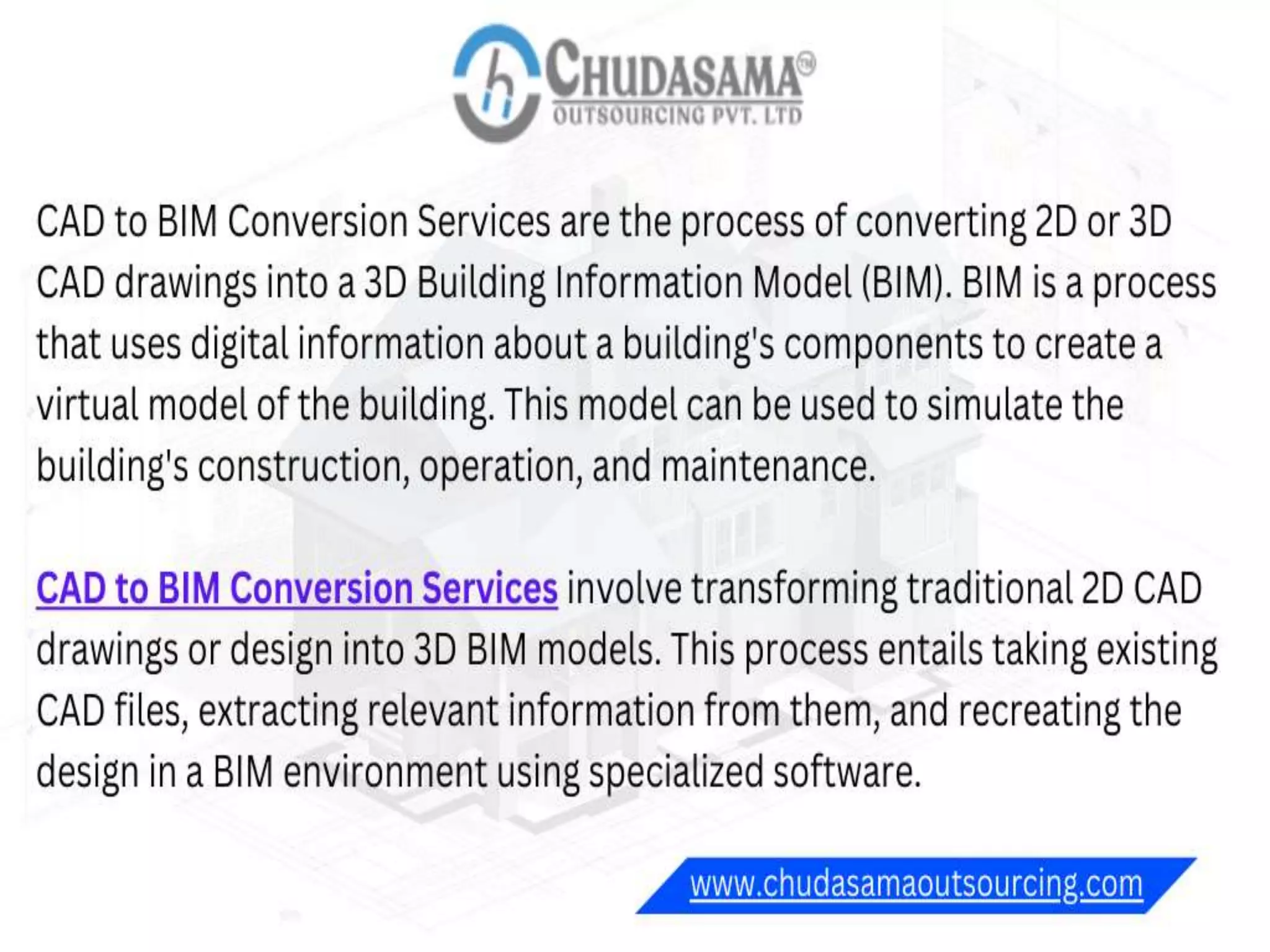 Premium quality CAD to BIM Conversion Services | PPTX