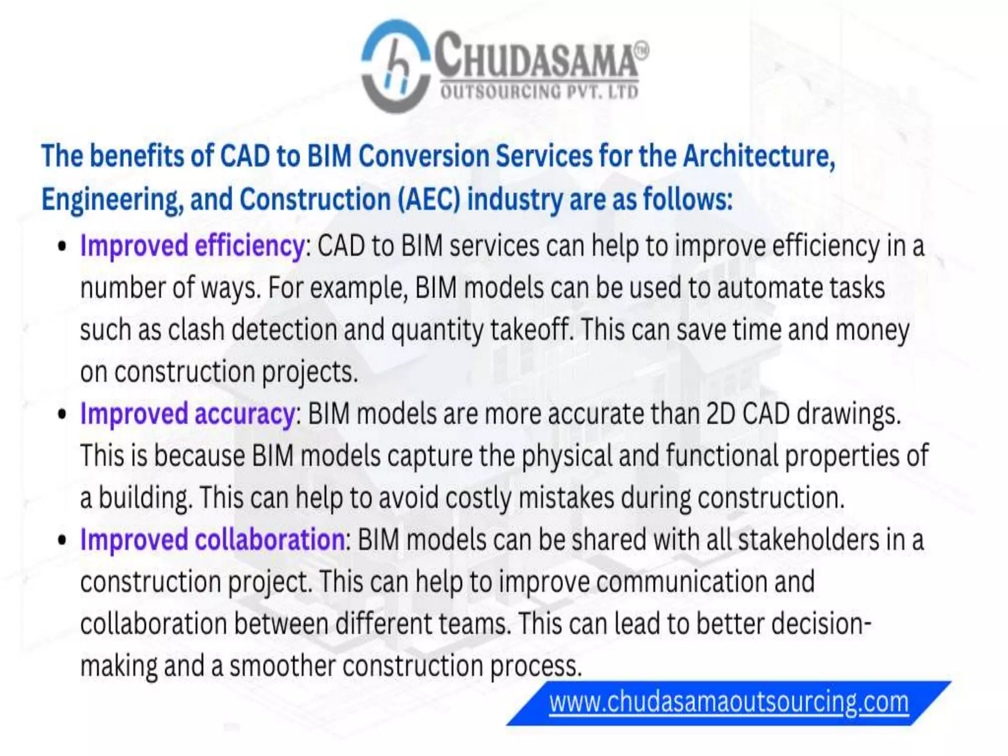 Premium quality CAD to BIM Conversion Services | PPTX