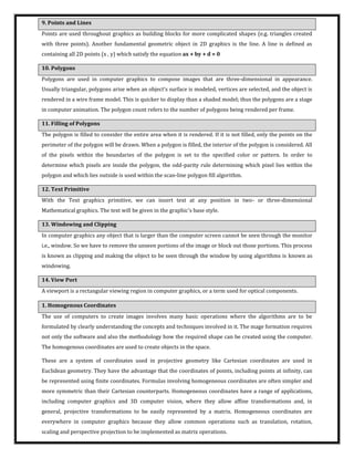 Introduction to Computer Graphics | PDF