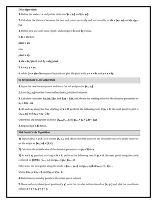 Graphics Standards and Algorithm | PDF
