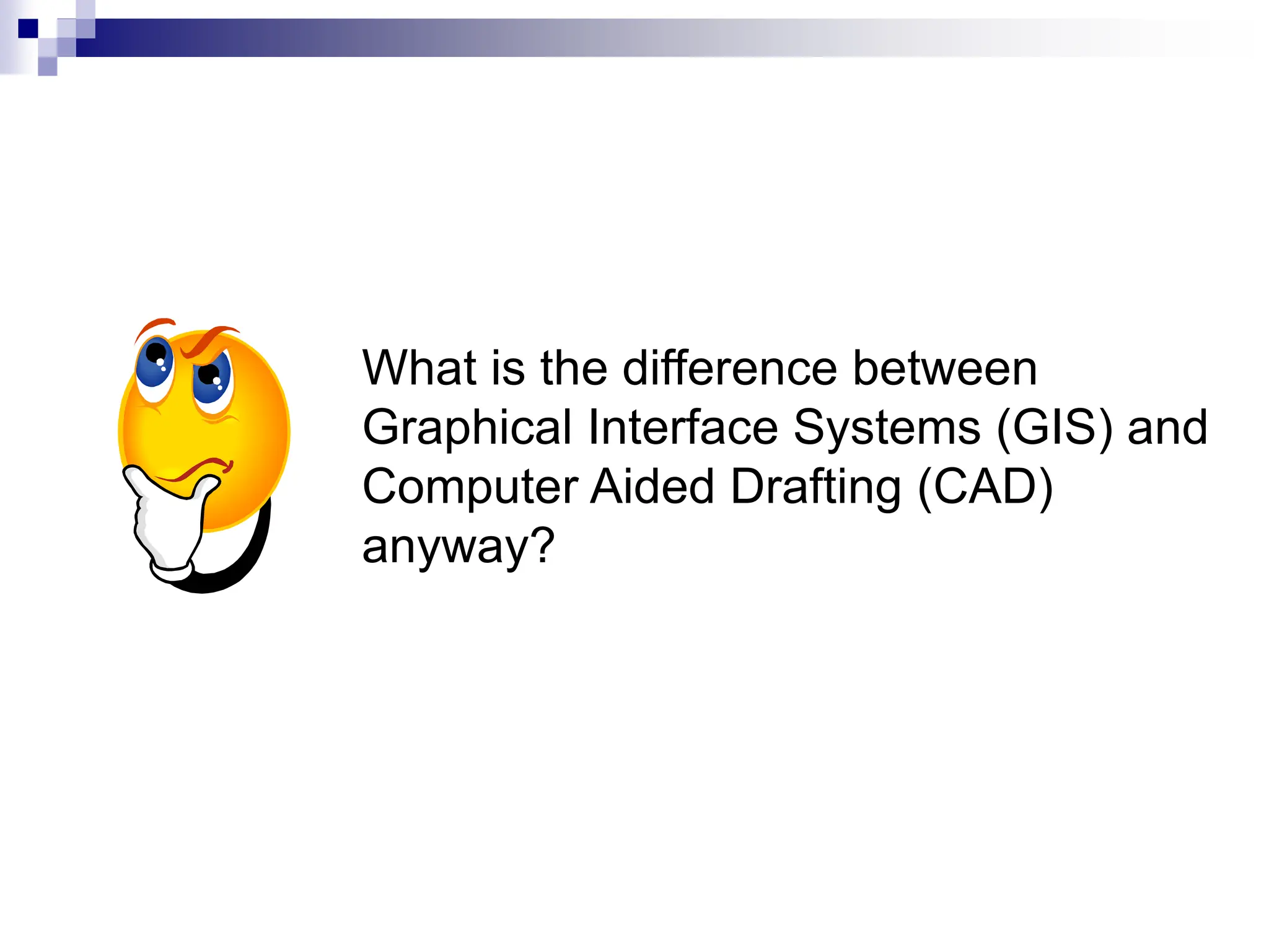 Comparativa entre sistema de información geografica y sistemas CADCAD ...