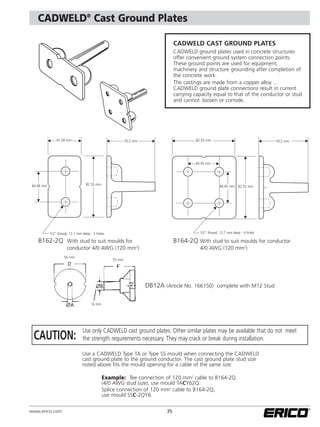 Cadweld welded electrical conections | PDF