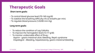 CAD WITH LEG CELLULITIS SOAP FORMAT CASE PRESENTATION | PPTX
