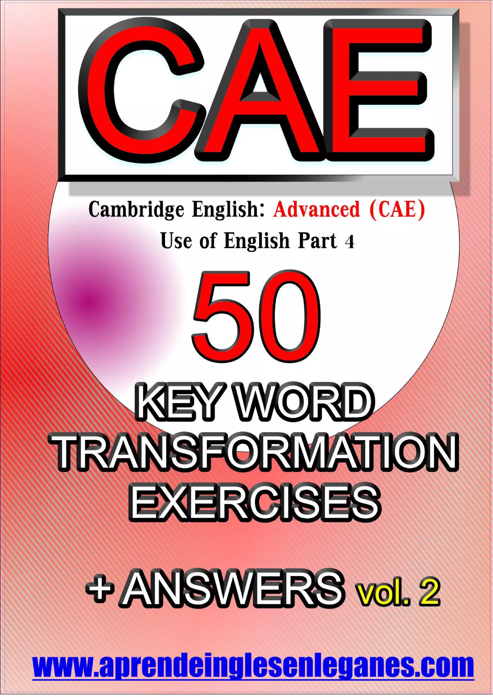 CAE KEY WORD TRANSFORMATION 2 | PDF