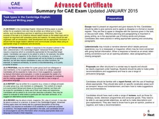 CAE - Information | PPT