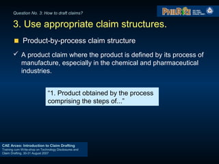 Introduction to claim drafting by Caezar Angelito E. Arceo | PPT