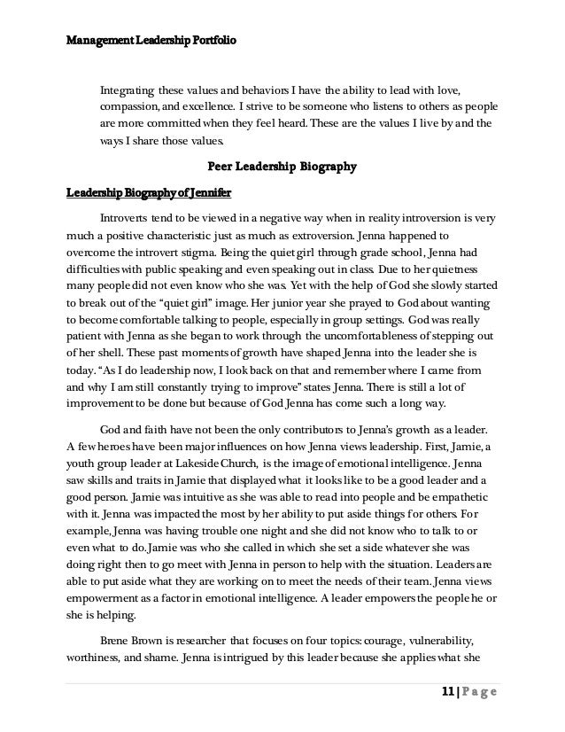 Leadership Portfolio leadership-portfolio