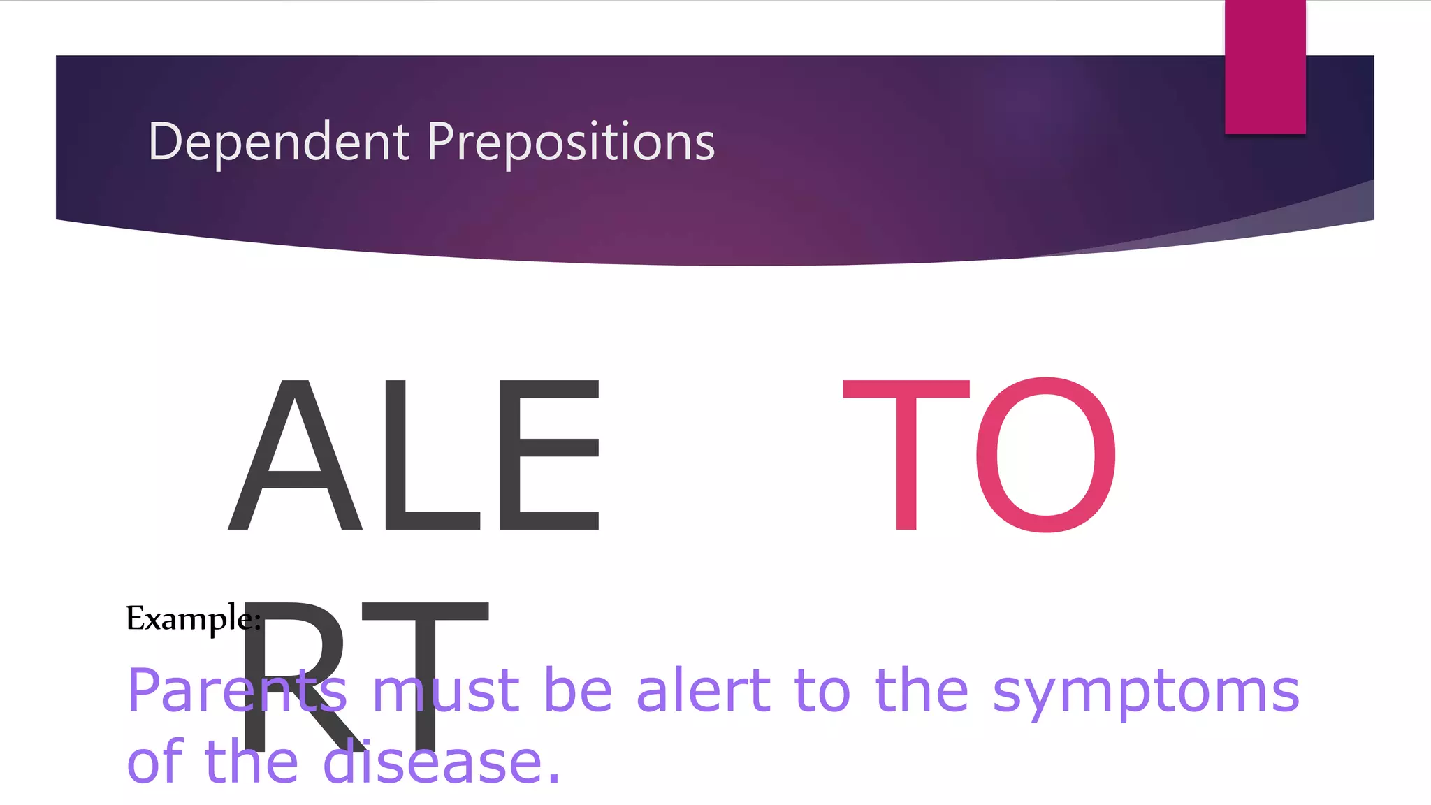 Dependent Prepositions | PPTX
