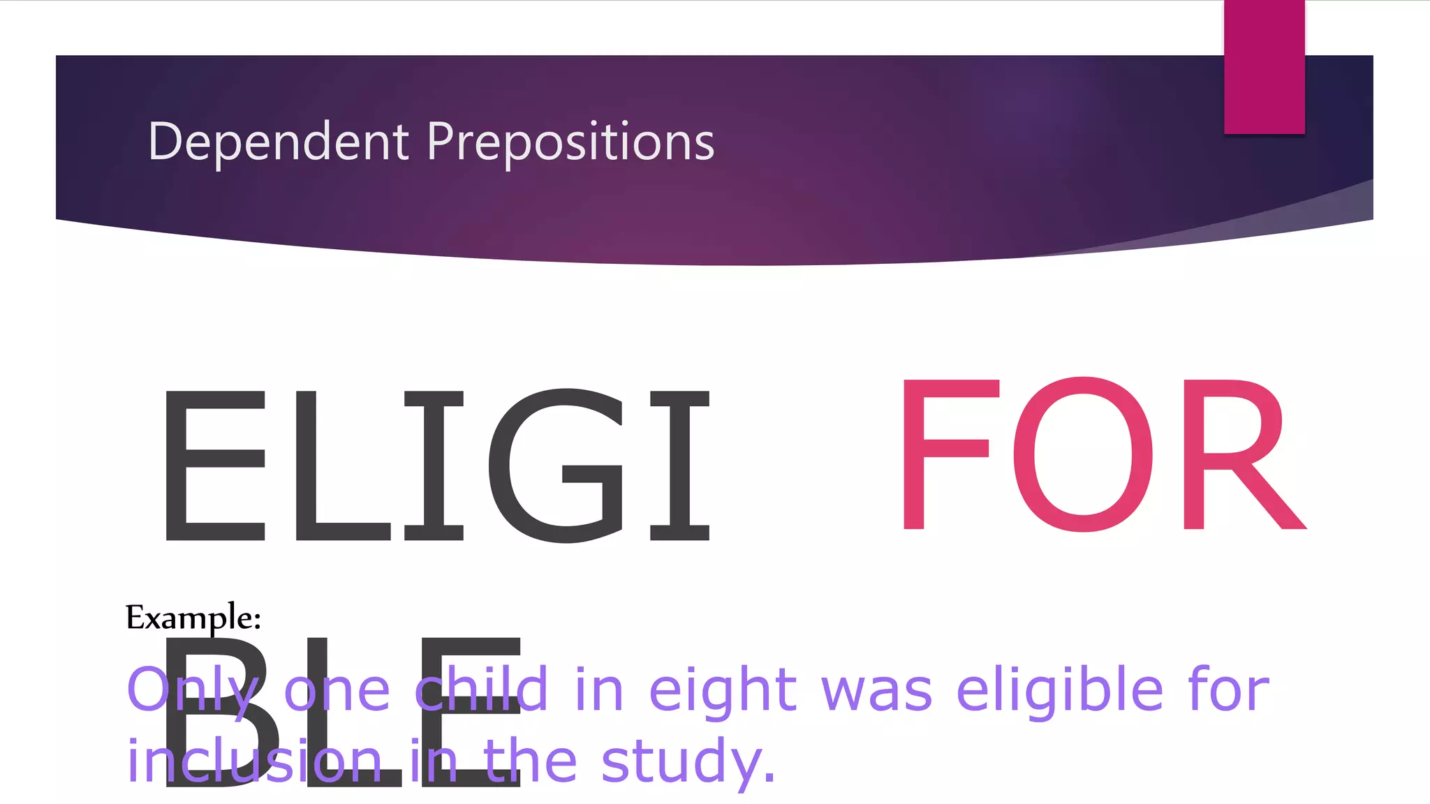 Dependent Prepositions | PPTX