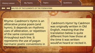 CAEDMON HYMN grade 9 english literrature.pptx