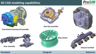 CAE FEA Services from ProSIM Bangalore (Updated 22092022).pptx