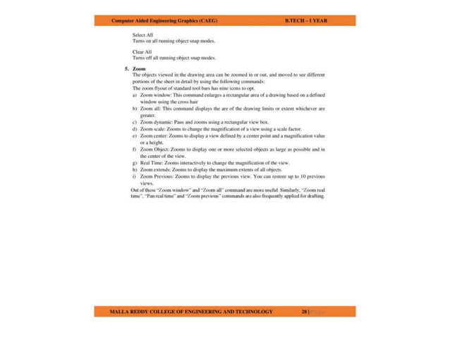 COMPUTER AIDED ENGINEERING GRAPHICS notes | PPT