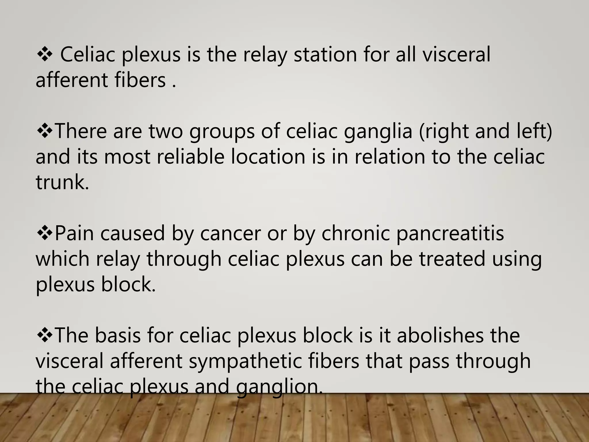 Caeliac plexus block.dr quiyum | PPTX