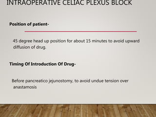 Caeliac plexus block.dr quiyum | PPTX