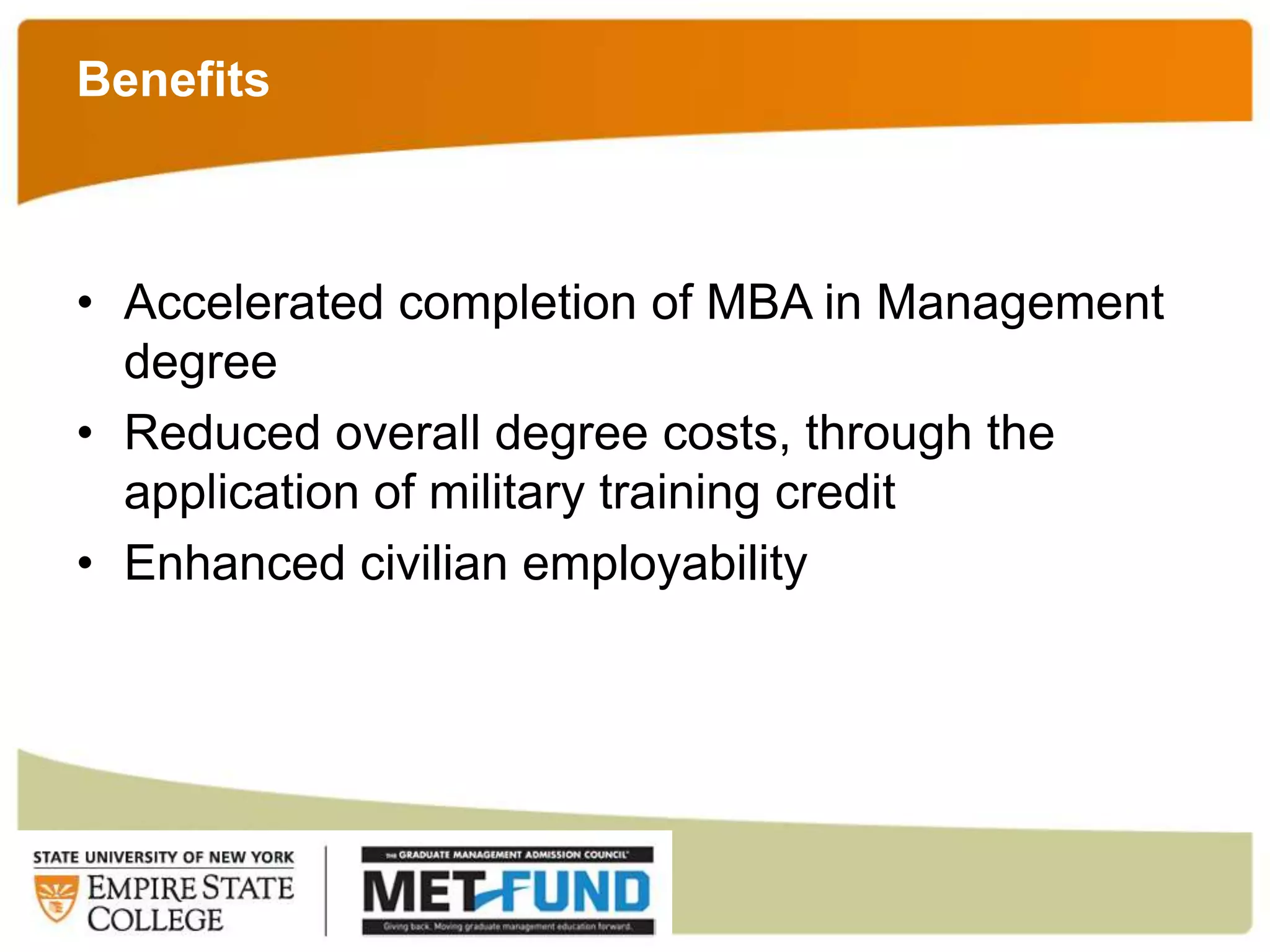 Veterans and Military Pathway to the MBA | PPT