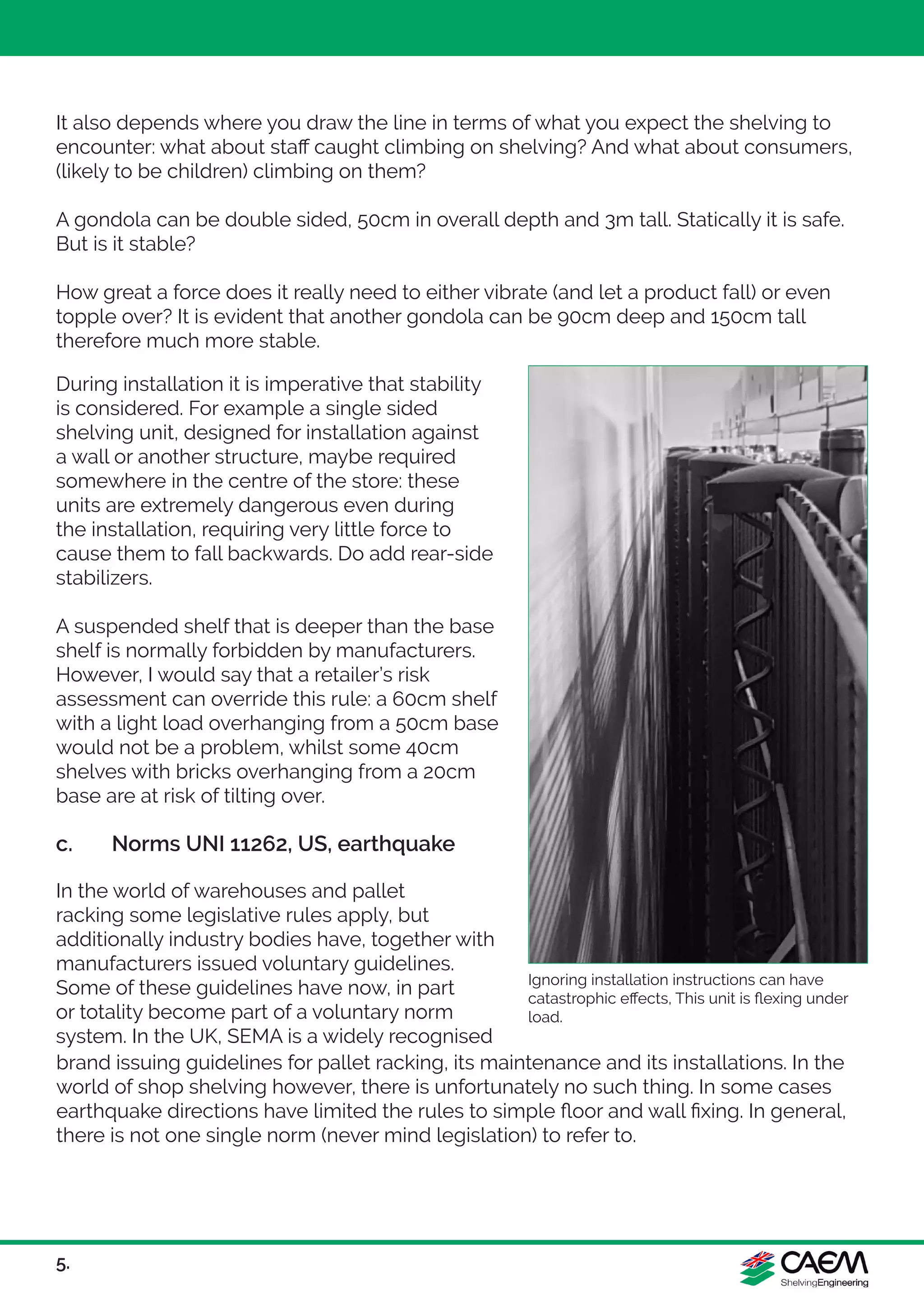 CAEM Ultimate Shelf Safety Guide | PDF