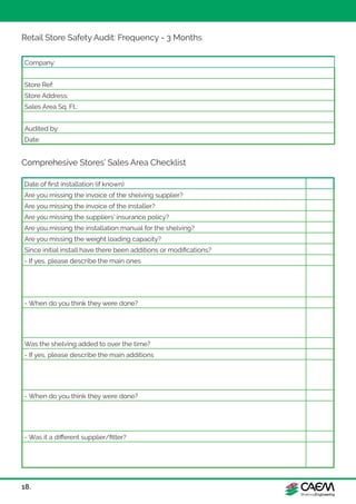 CAEM Ultimate Shelf Safety Guide | PDF