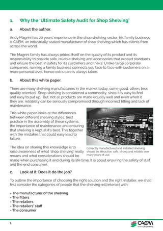 CAEM Ultimate Shelf Safety Guide | PDF