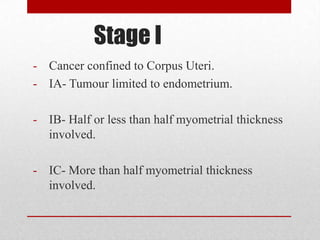 treatment of Ca Endometrium | PPTX