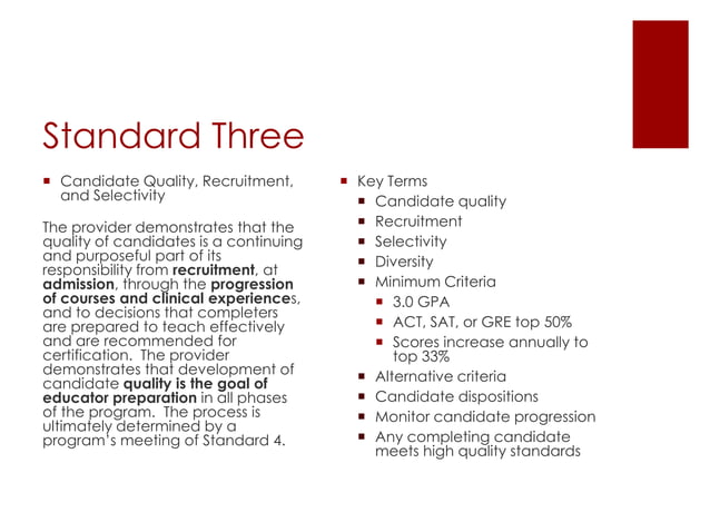 Caep overview | PPTX | Professional School | Postgraduate Education