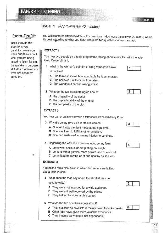 Cae practice tests | PDF | Fitness and Exercise | Healthy Living