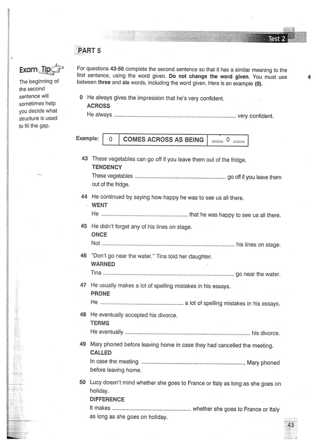 Cae practice tests | PDF