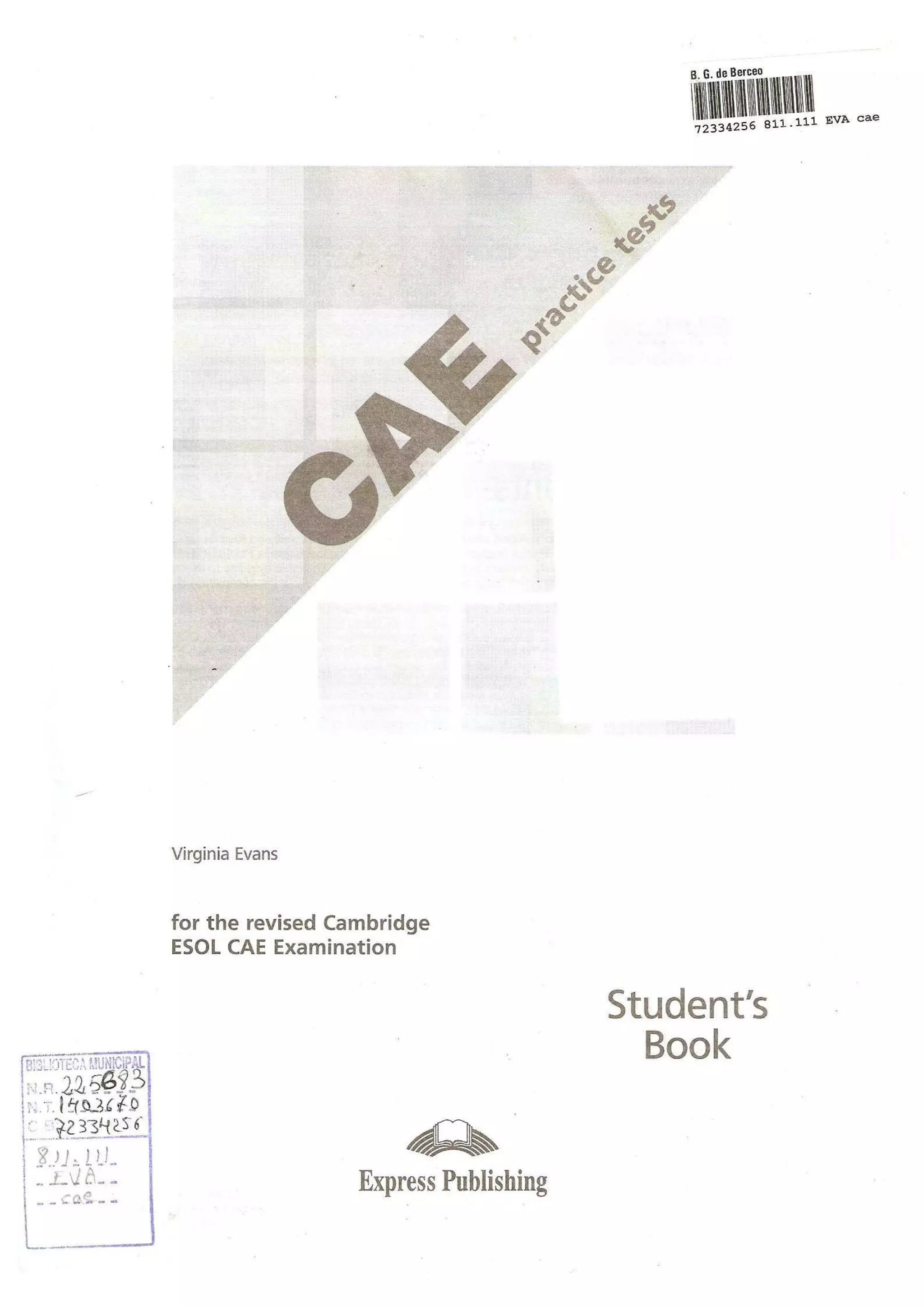 CAE practice tests (2009) | PDF